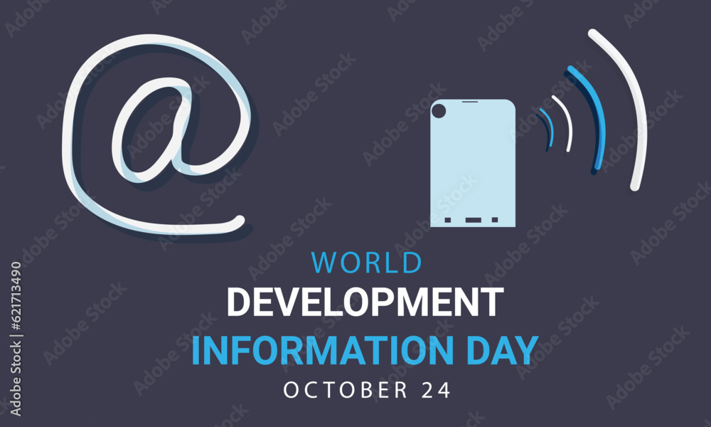 World development information day. background, banner, card, poster ...