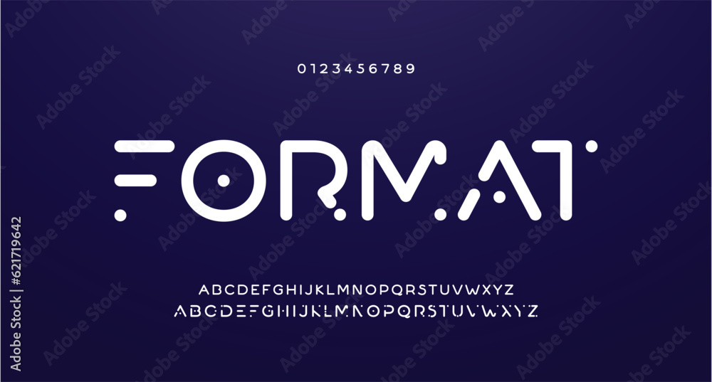 Modern Bold Font. Regular Italic Number Typography urban style alphabet ...