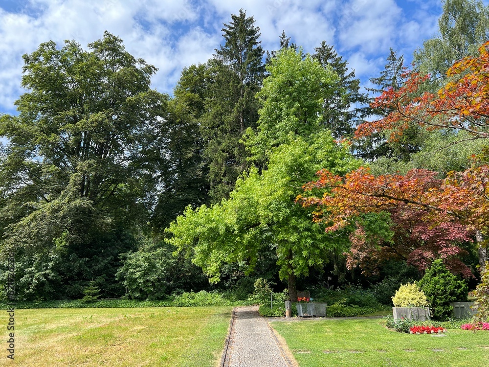 Nordheim cemetery or cemetery of Nordheim oder Friedhof Nordheim ...