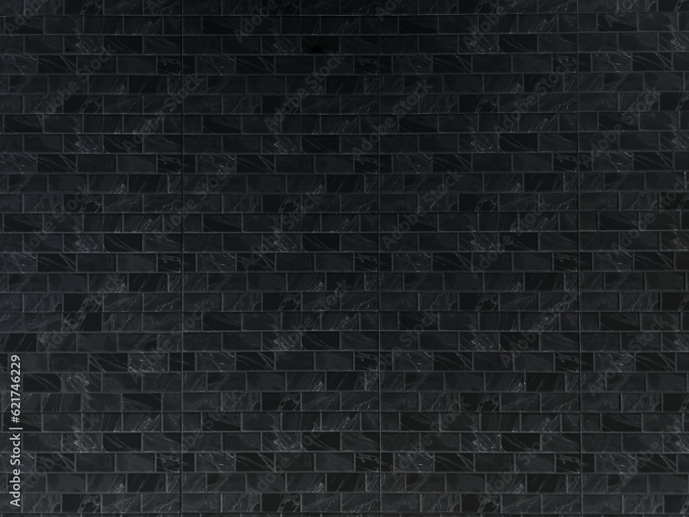 Black marble tile bevel laminate wall. Black ceramic marble brick tile ...