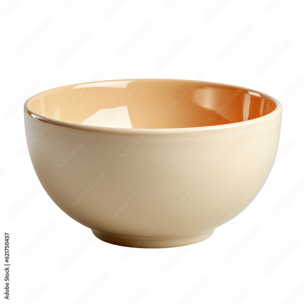 empty bowl isolated on transparent background cutout Stock Photo ...
