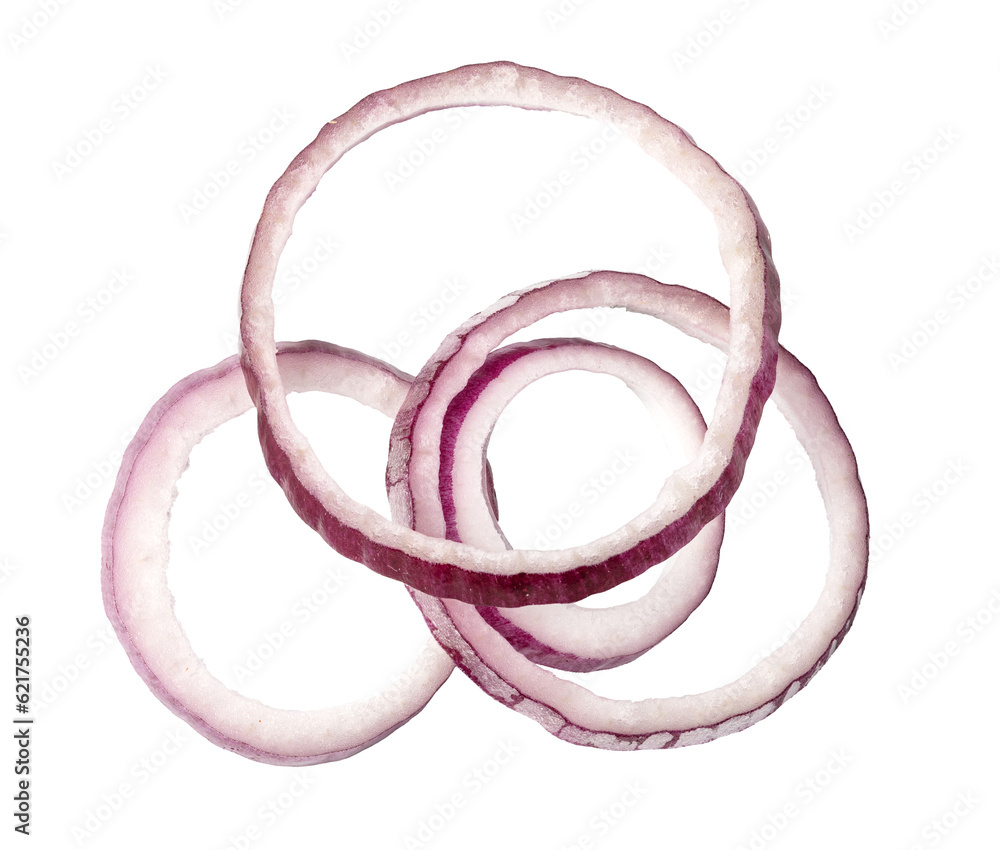 Poster Sliced red onion ring isolated. png file – Wall Art | UkPosters