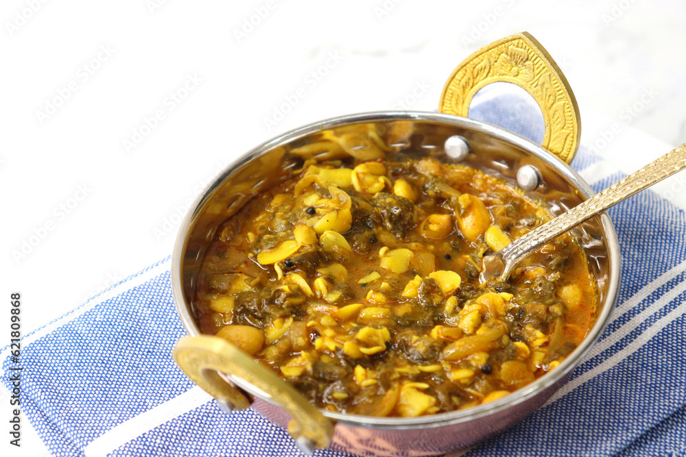 Alucha fatfate or alu wal chi patal bhaji is a traditional, authentic ...