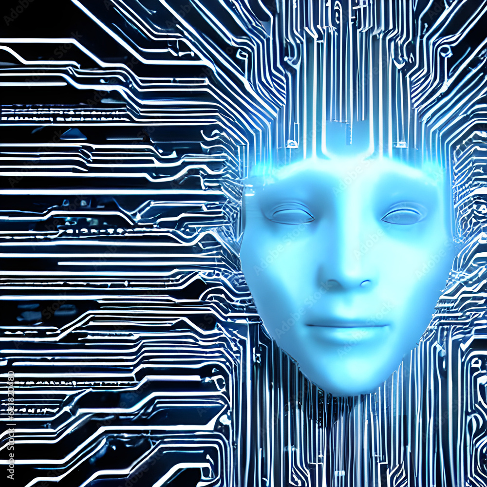 Bitcoin Artificial Intelligence visual representation of robust ...