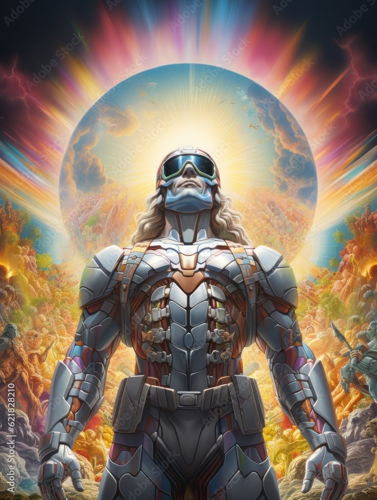 Retro-Futuristic Visions: Sci-Fi Art in 50s Style with a Futuristic ...