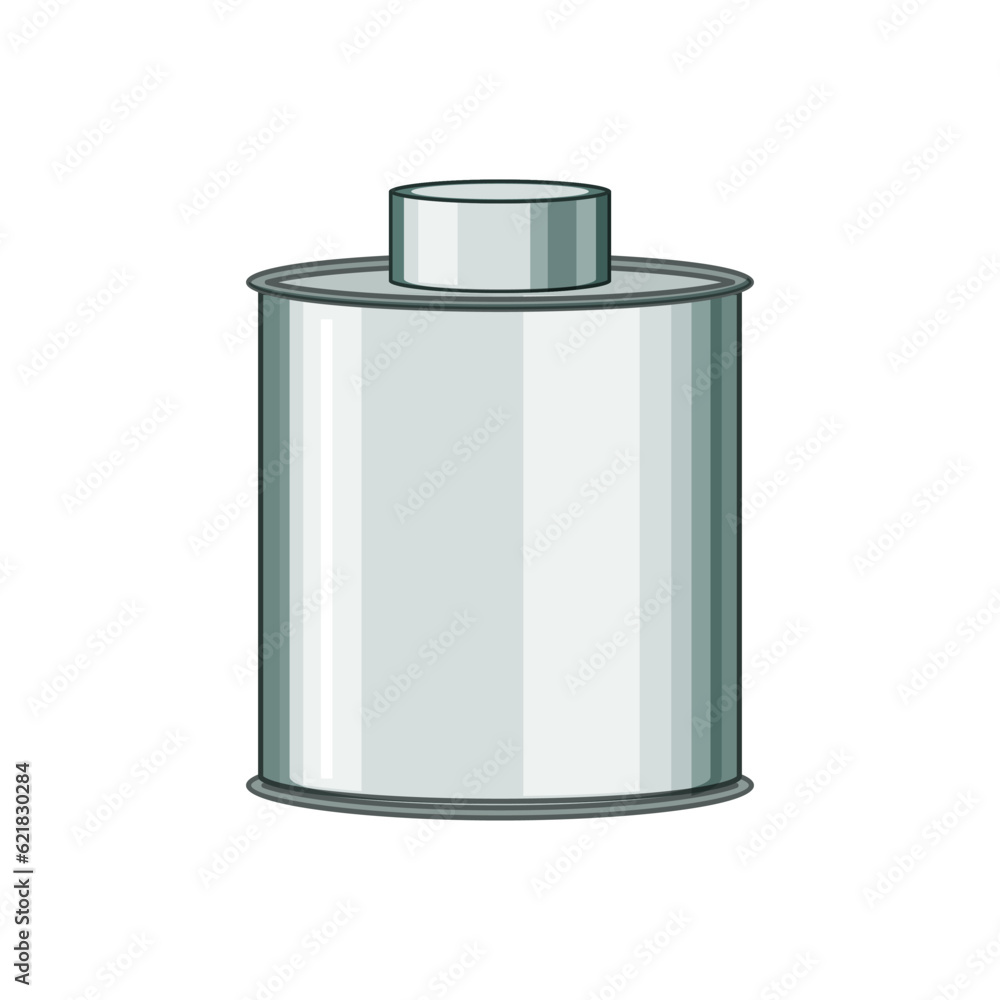 lid metal tin can cartoon. ned template, product object, ister jar lid ...