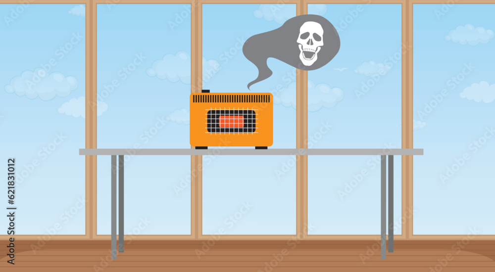 Noxious Fumes and Poisonous Fume at office with Hazardous Smoke ...