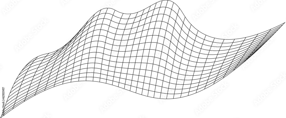 Net flying waving. Texture wave textile. Fabric square cells sea wind ...