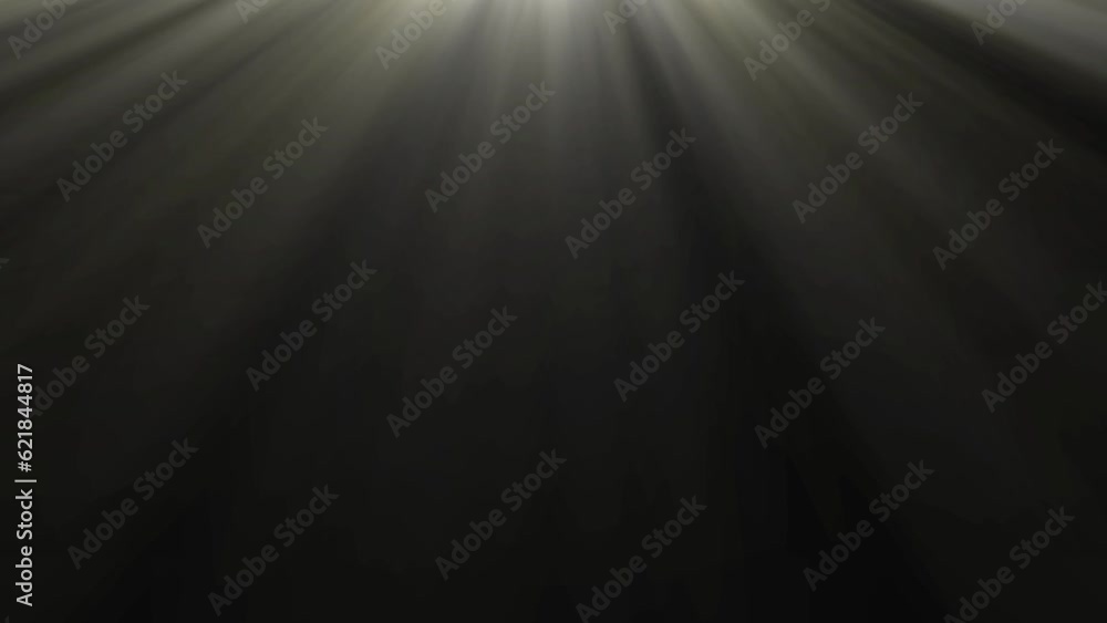 Optical lens flares rays transition seamless loop. 4K beautiful white ...