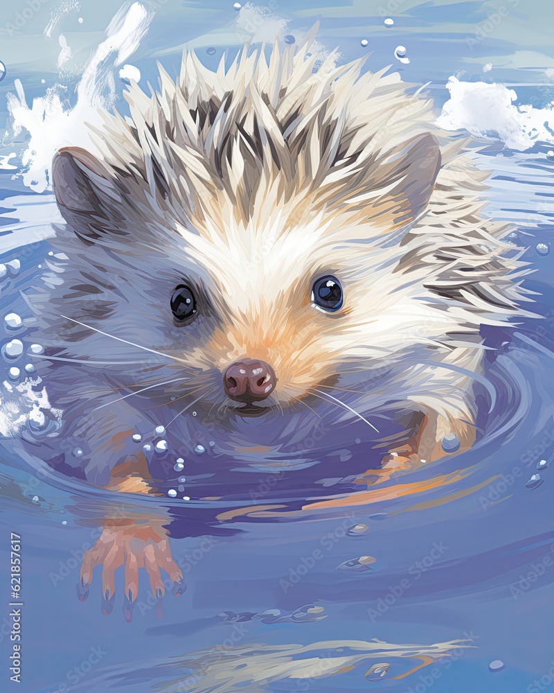 fluidity and unpredictability of watercolors by creating a dynamic and ...