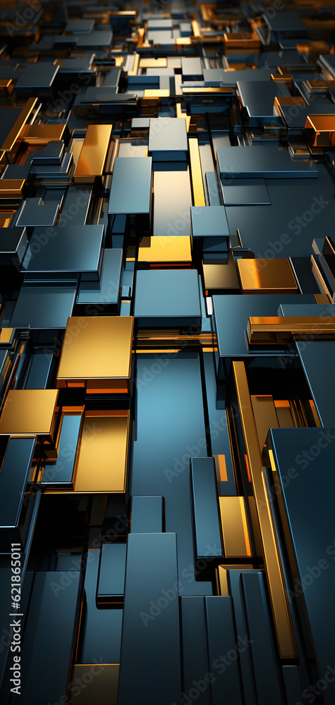 the complex animated design is an illusional expression of moving ...