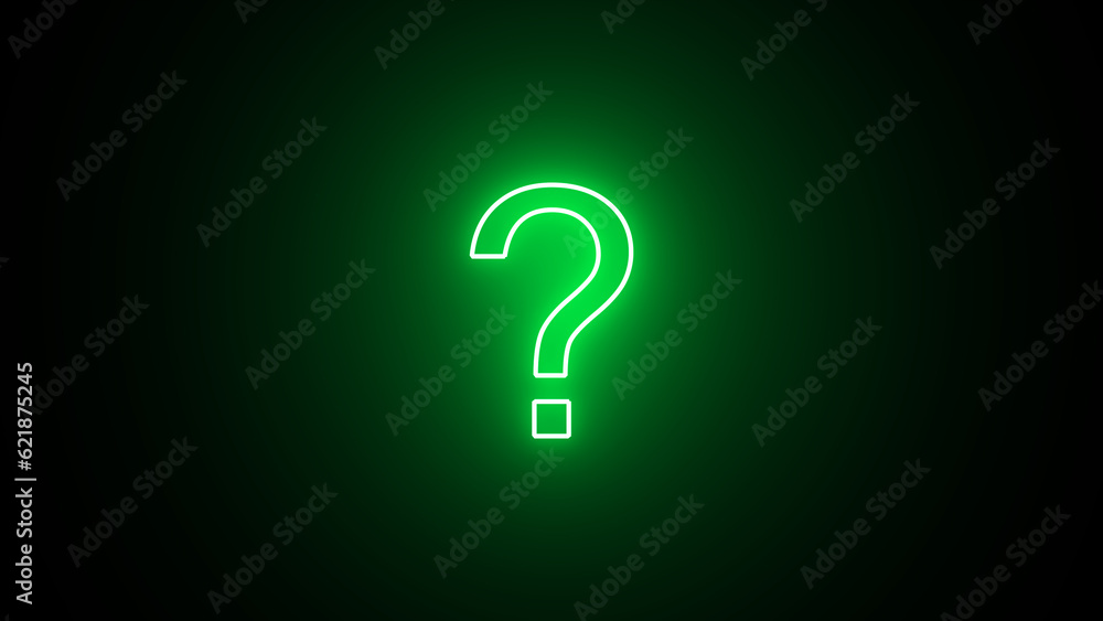 neon green question mark on black background. Neon question mark ... neon green question mark on black background. Neon question mark ...