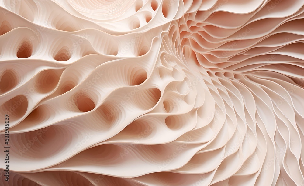 Biomimicry organic minimalist structure capillary pattern background ...