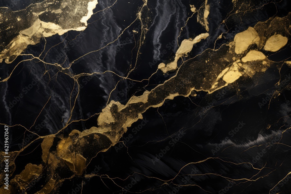 Luxury black and metallic gold marble background Stock Illustration ...