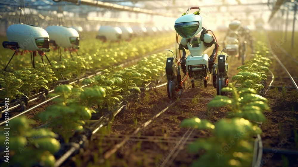 Autonomous farming robots that efficiently plant, monitor, and harvest ...