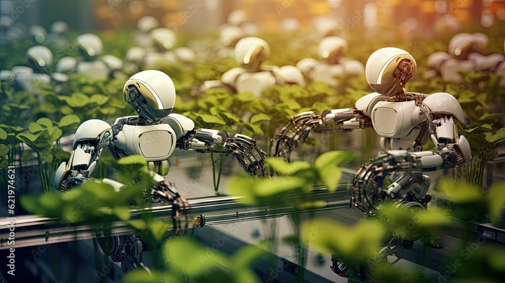 Autonomous farming robots that efficiently plant, monitor, and harvest ...