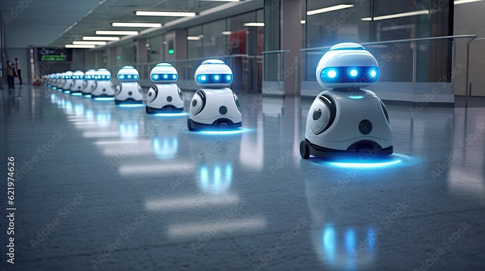 Autonomous cleaning robots capable of sanitizing public spaces ...