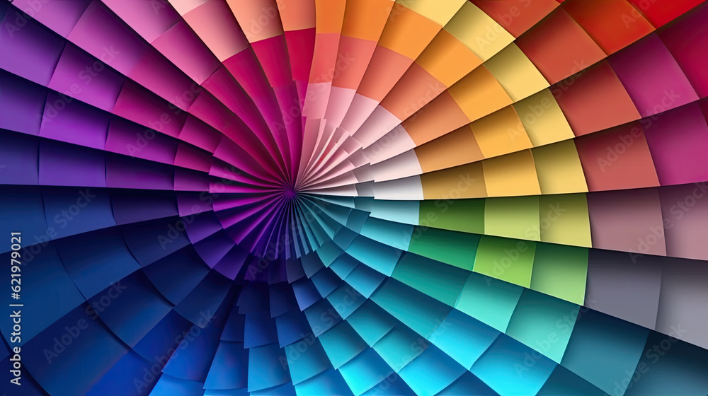 Colour swatches book. Rainbow sample colors catalogue. Stock ...