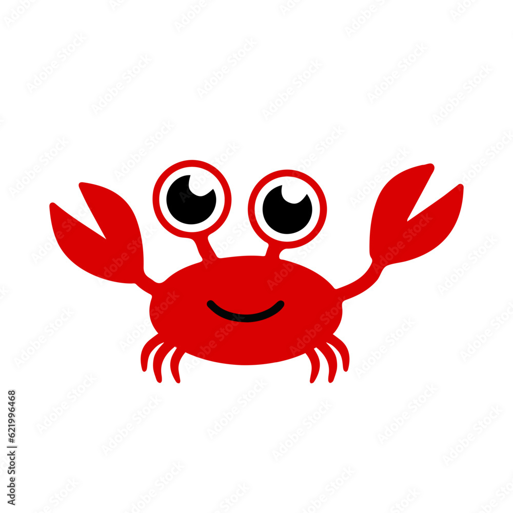 Red Crab Clipart Svg, Animal Clipart, Vector Clipart, Digital ...