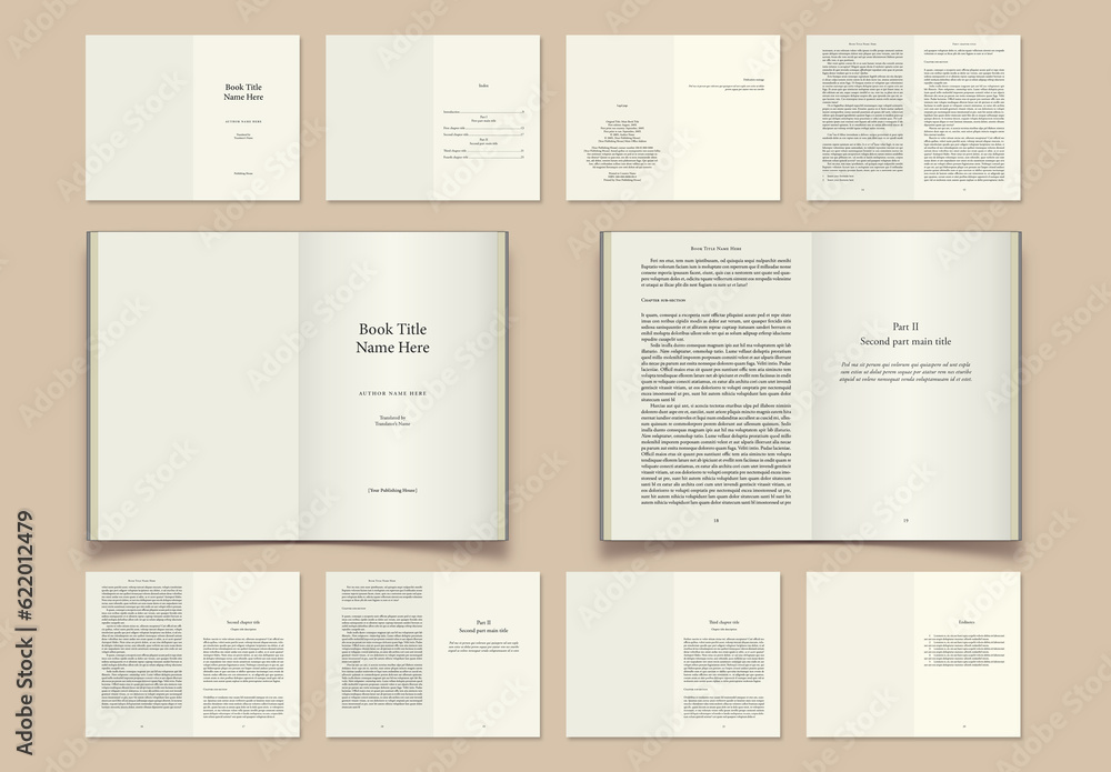 Fully Styled Digest Book Layout Template Stock Template | Adobe Stock