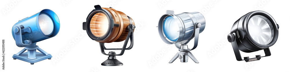Spotlight clipart collection, vector, icons isolated on transparent ...
