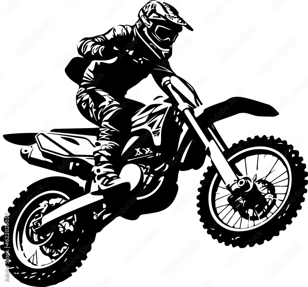 Vetor do Stock: Motocross Rider SVG, Dirtbike SVG, Motorcycle SVG, Bike ...
