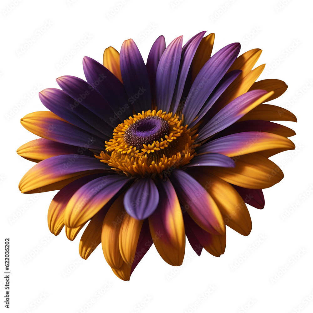 Hyper realistic 3d rendered african daisy flower on isolated png ...