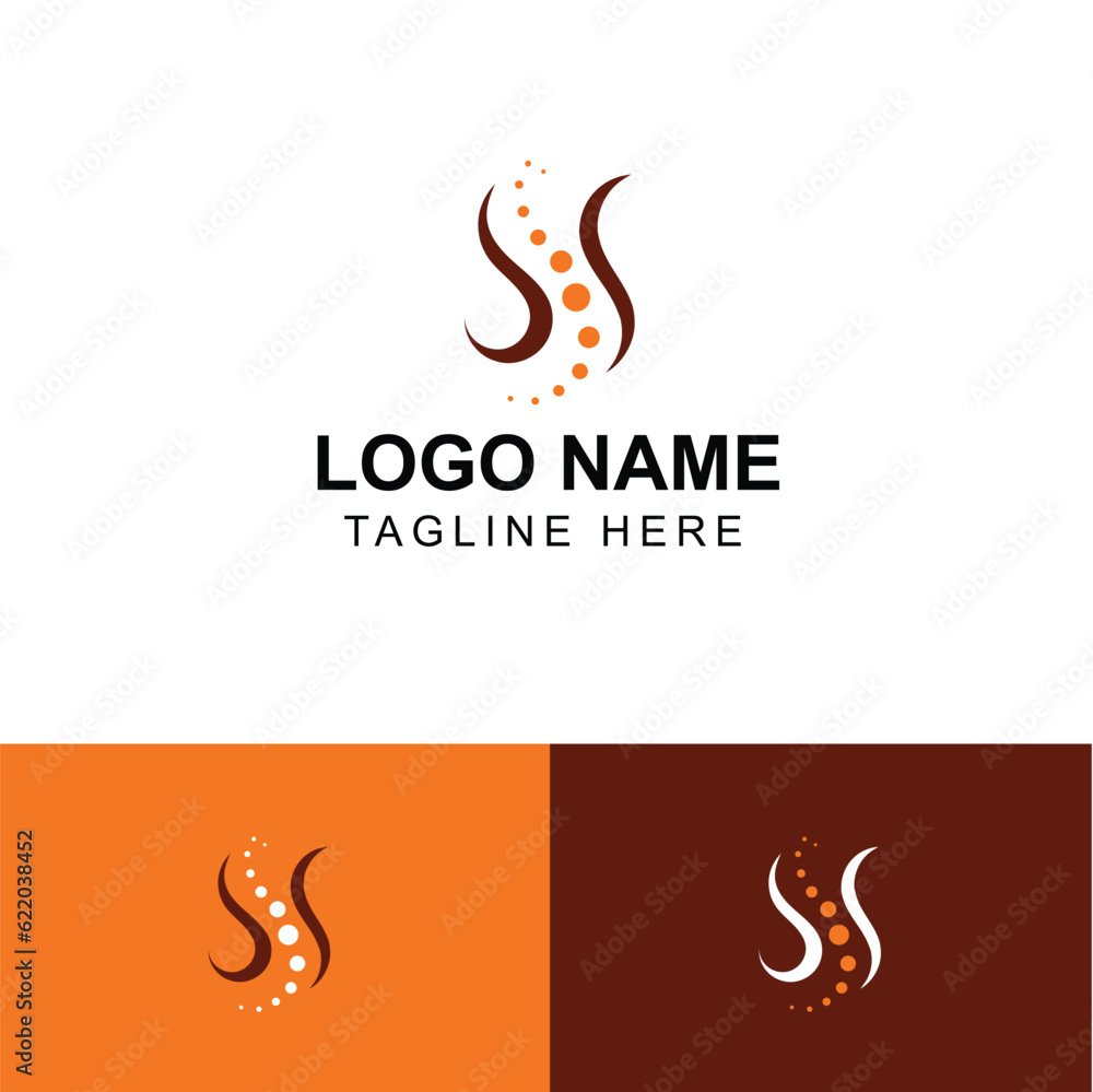 S logo spinal cord injury logo template Stock Vector | Adobe Stock