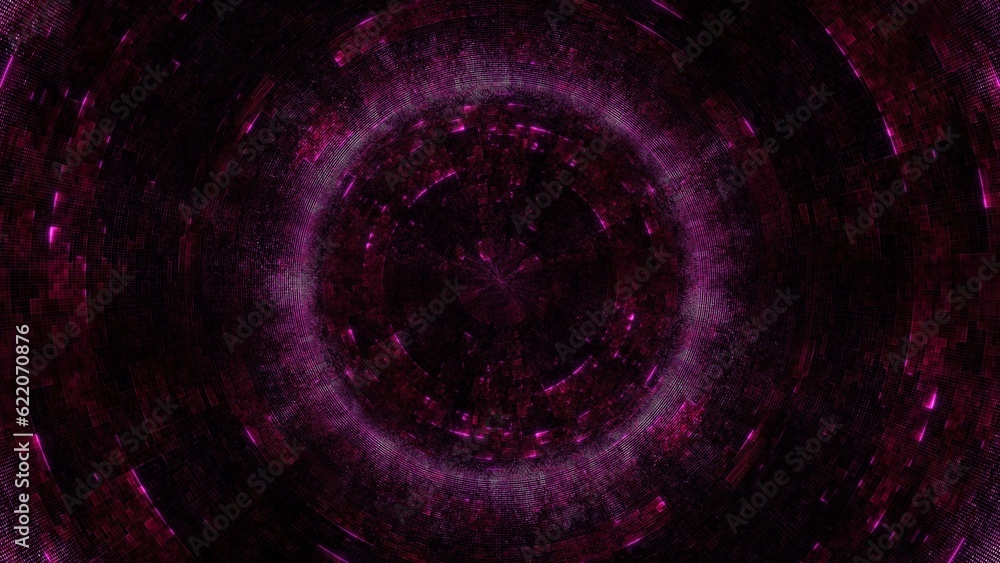 Futuristic Purple and Black Artificial Intelligence Dashboard Design ...