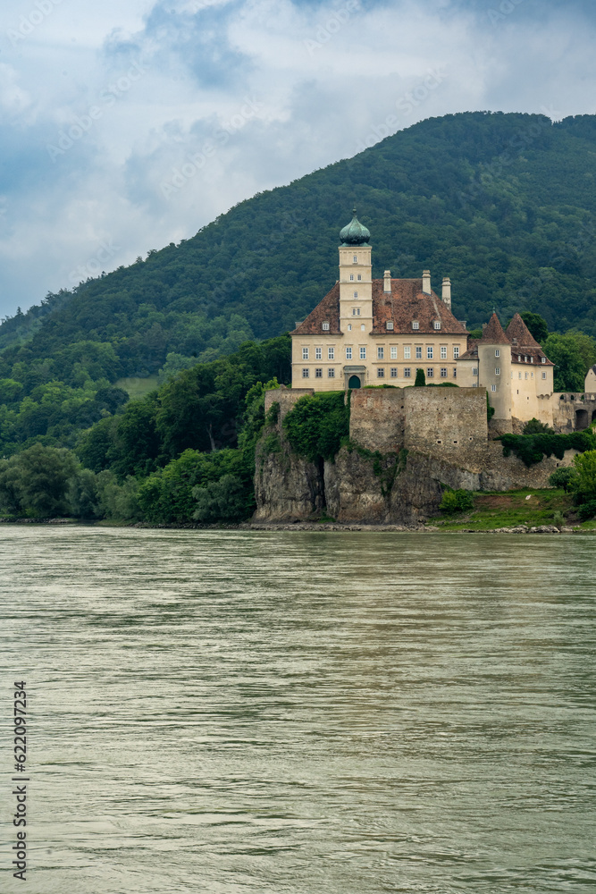 Schönbühel-Aggsbach, Lower Austria - AT - June 8, 2023 View of the ...