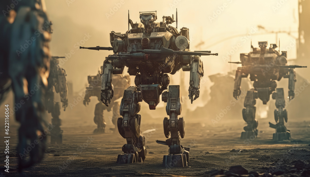 Generative AI Wars Future Battlefield Unleashes Robotic Squads into the ...