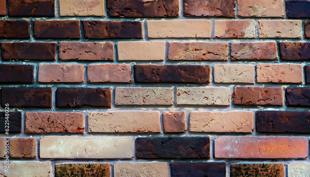 brick background, a brick wall background. The composition incorporates ...