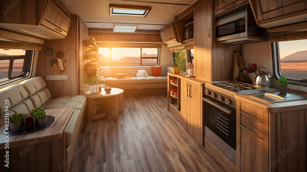 interior of a mobile home Motorhome inside the interior of a small rv ...