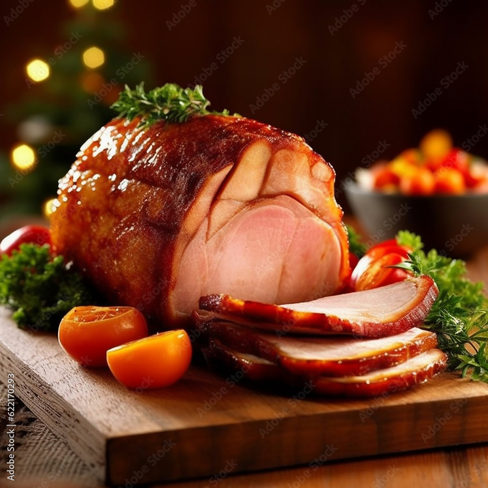 Unwrap the Festive Flavors: Top-Selling Christmas Ham Image for a ...