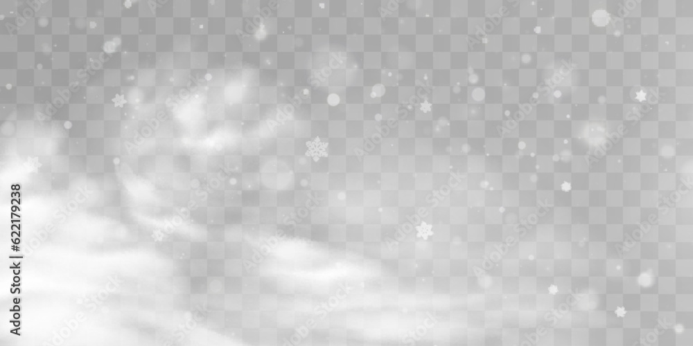 Vector texture Cold winter wind. On a transparent background. Christmas ...