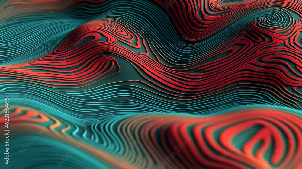 3d topographic map background concept geography concept topo contour ...