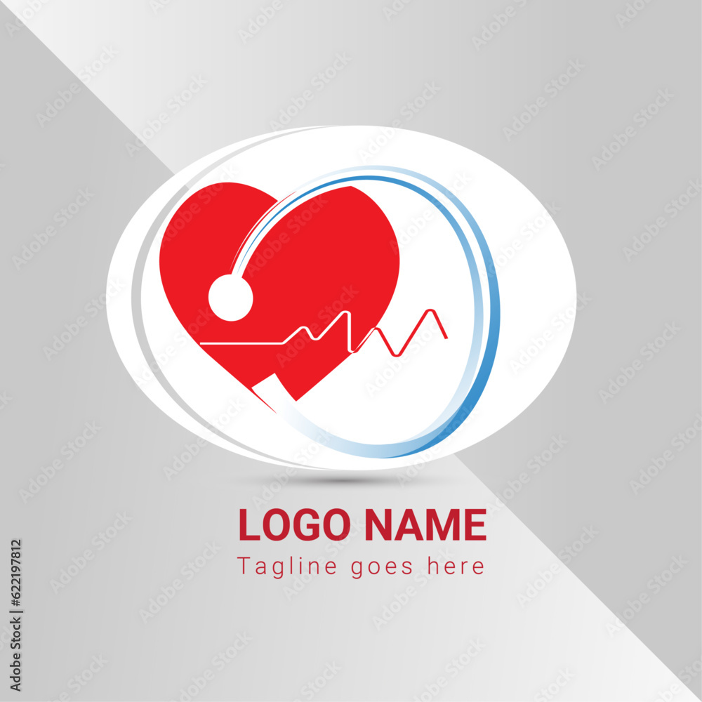 modern hospital logo design template Stock Vector | Adobe Stock