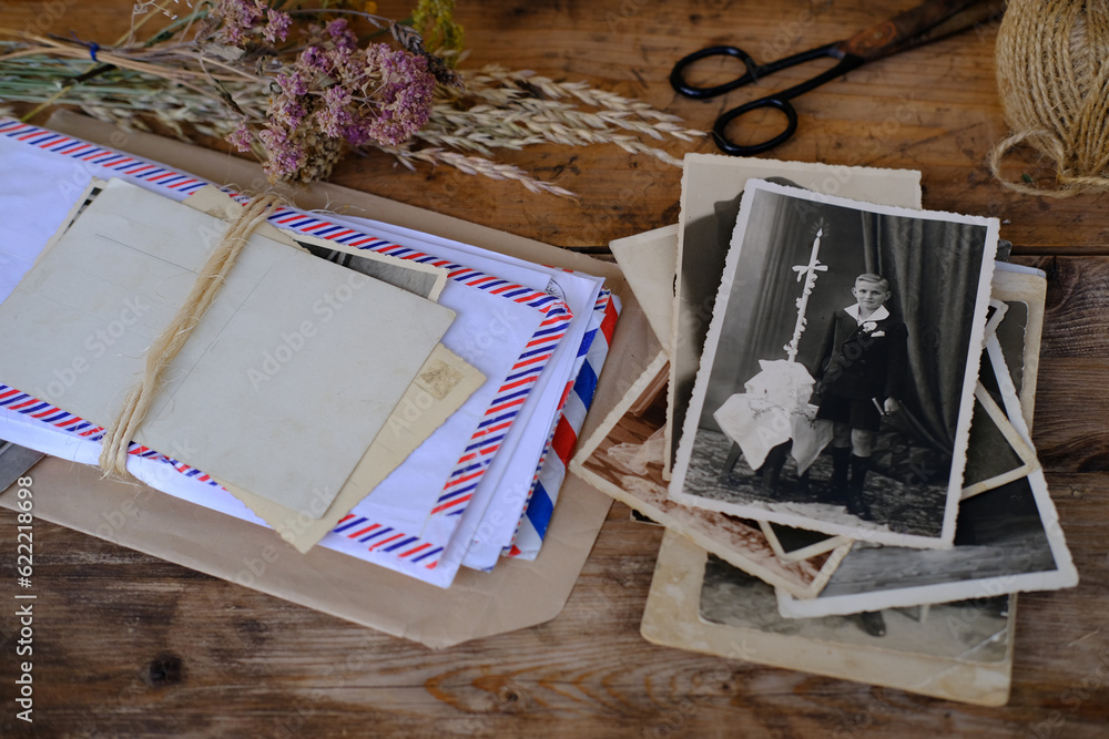 black old family photos, stack family vintage photographs, nostalgic ...