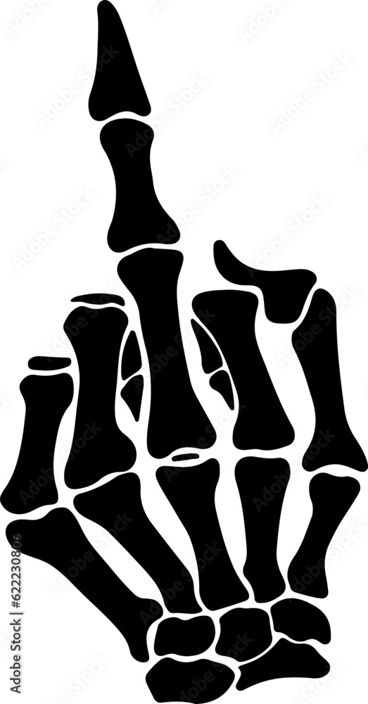 Middle finger SVG bundle, skeleton middle finger SVG, middle finger SVG ...