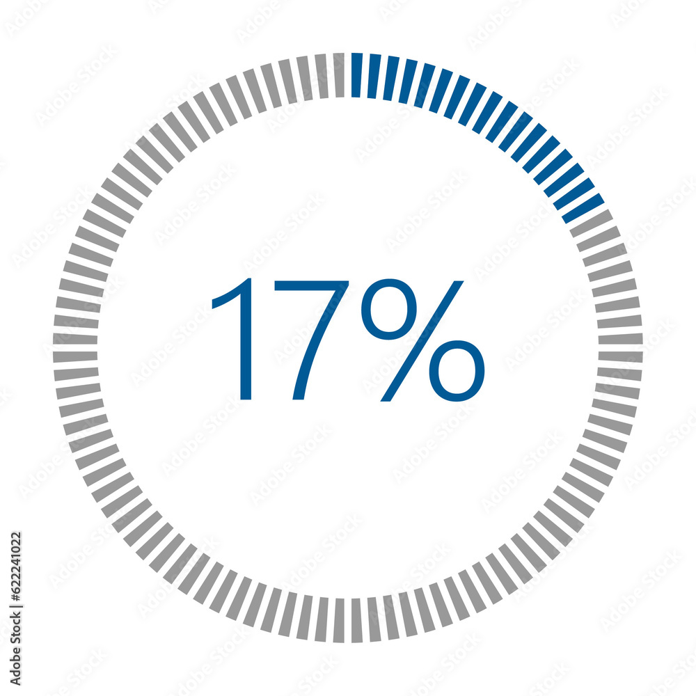 1-100 Percentage Meter for Report Progress, Icon loader Blue Loader ...