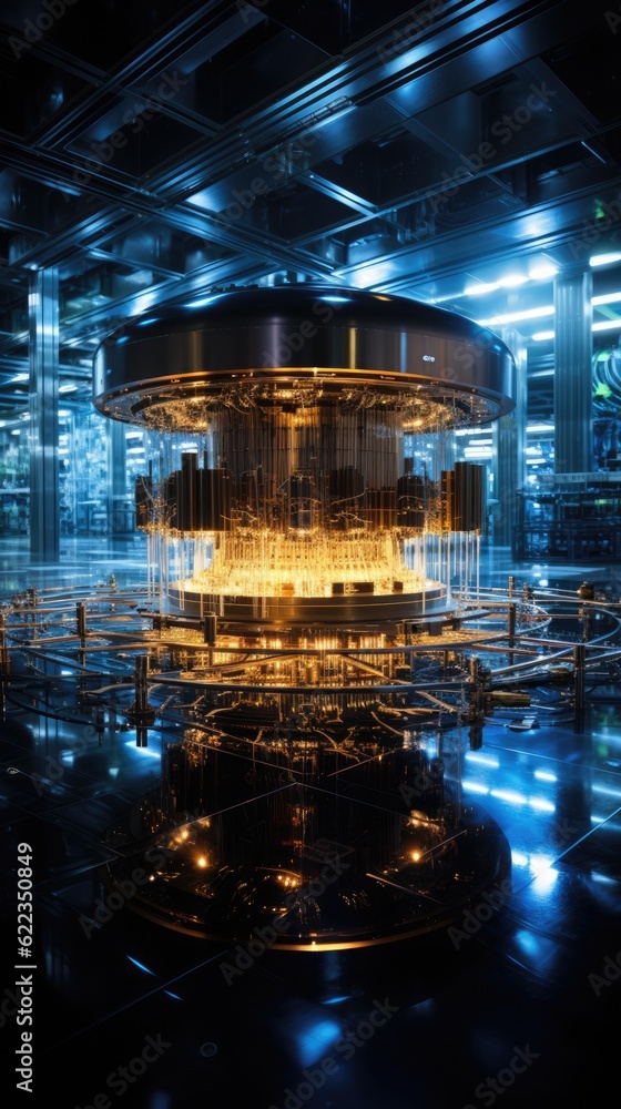 Photo & Art Print The Dawn of Quantum Computing - generative ai, Psylaw