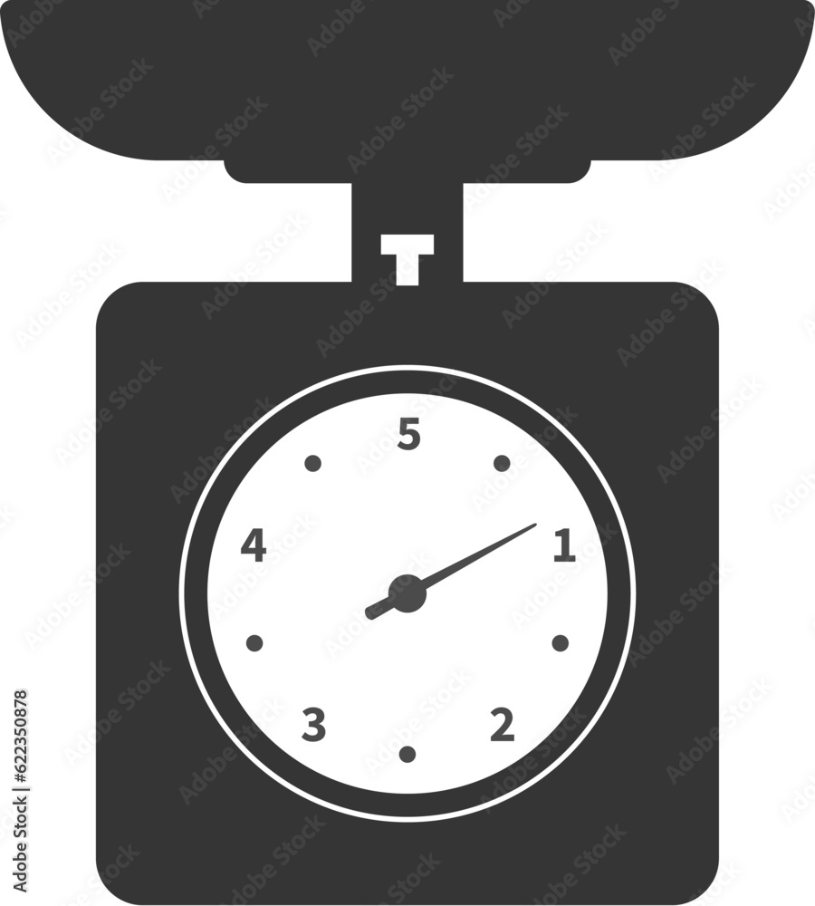 Domestic weigh scales icon. Cartoon illustration of domestic weigh ... Domestic weigh scales icon. Cartoon illustration of domestic weigh ...