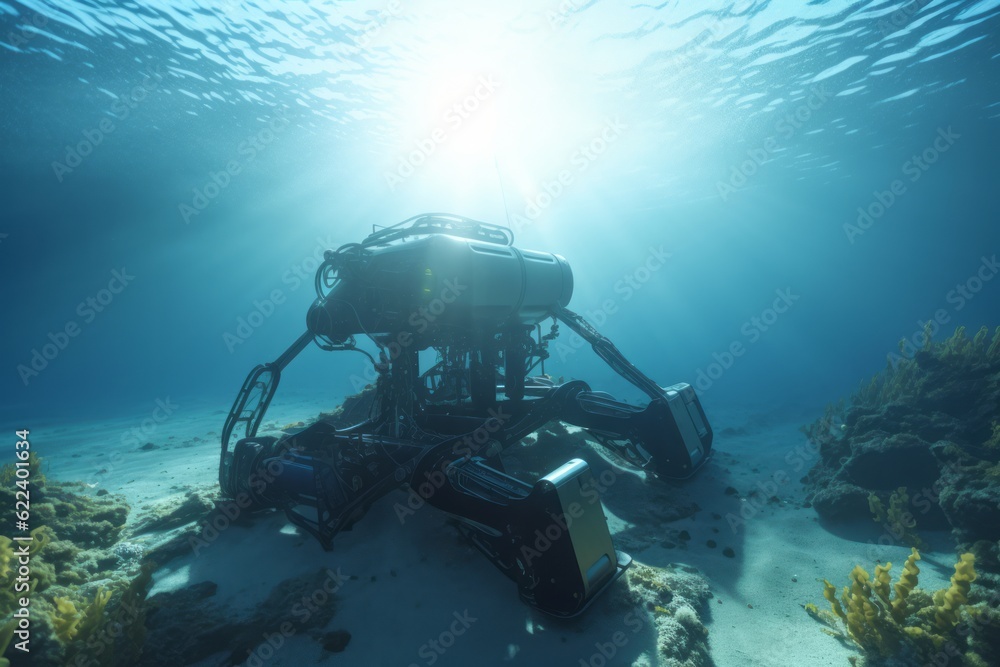 Foto de industrial submarine harvesting manganese nodule, Photographic ...