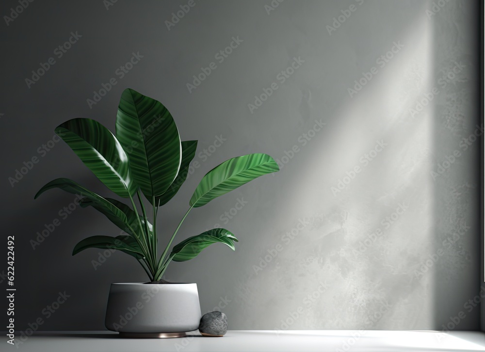 Simple background image - perspective of corner of room with shadows ...