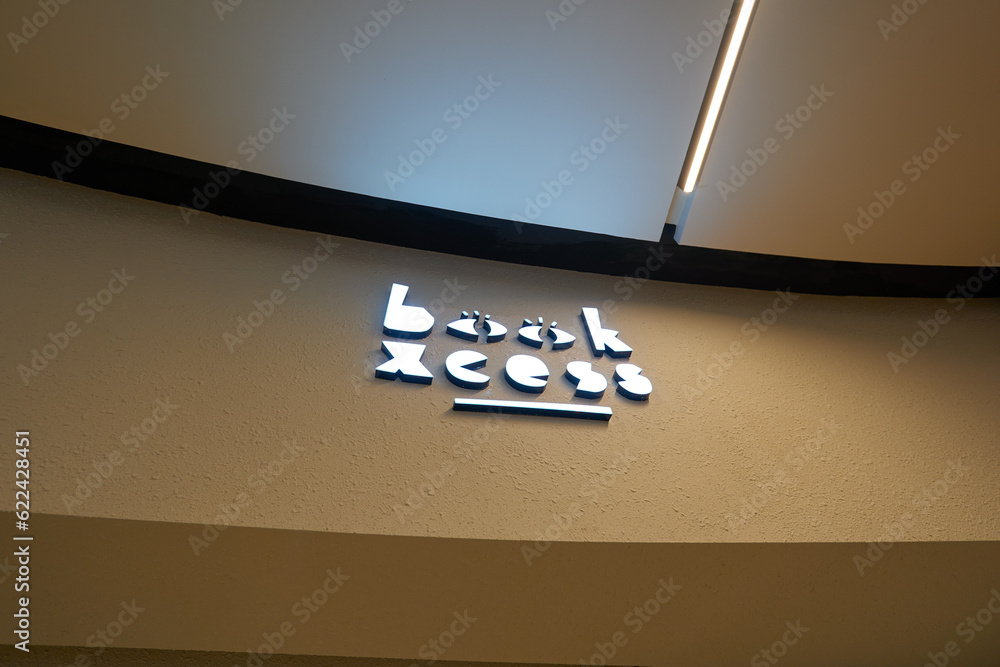 KUALA LUMPUR, MALAYSIA - MAY 27, 2023: BookXcess sign as seen in ...