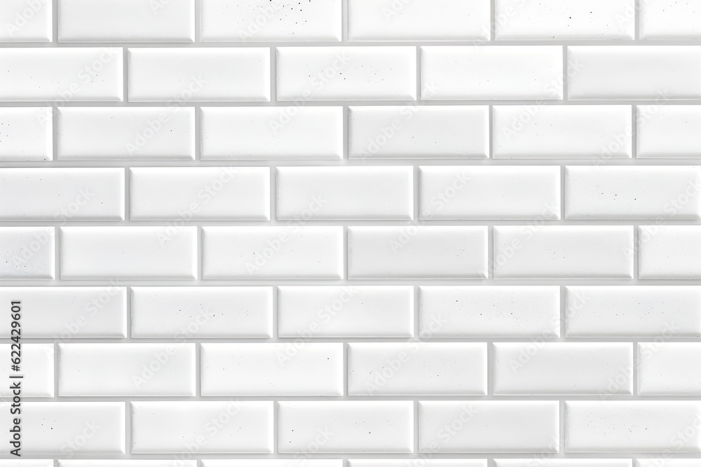 White light brick subway tiles ceramic wall texture wide tile ...