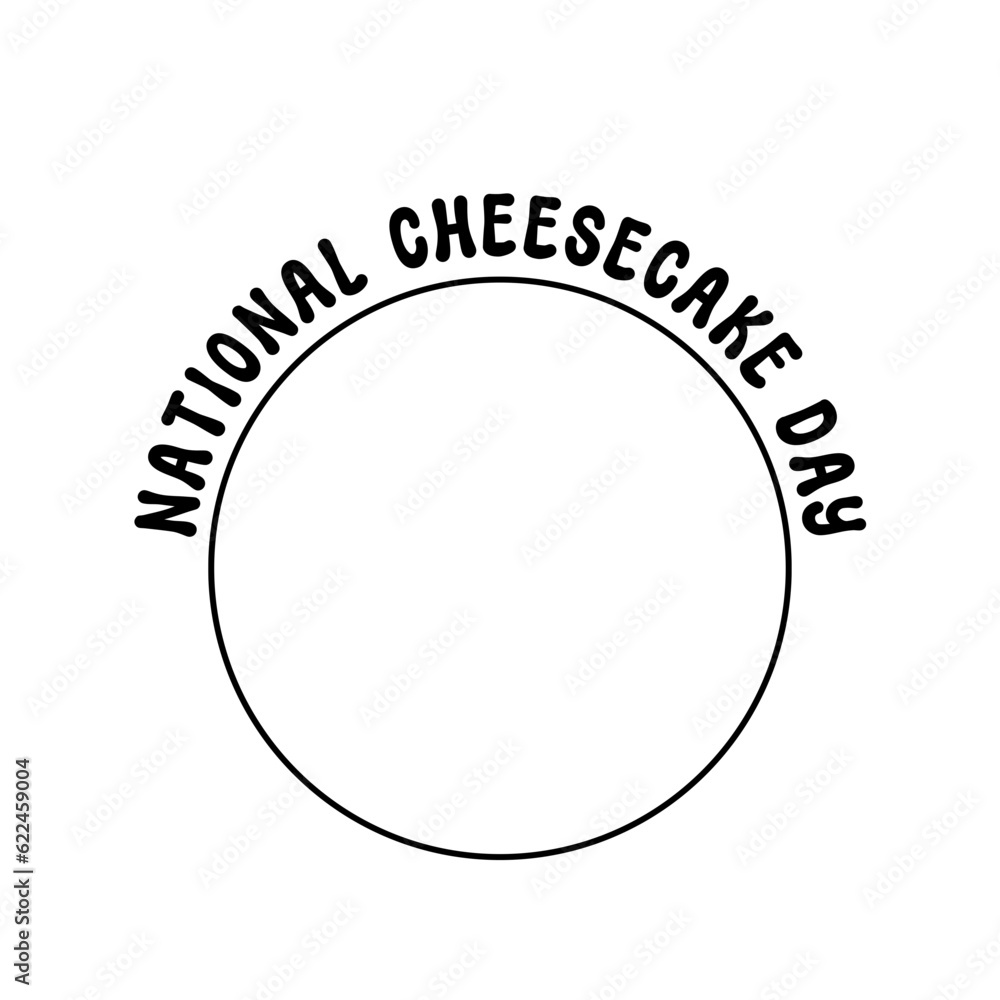 National cheesecake day typography, Calligraphy, National cheesecake ...