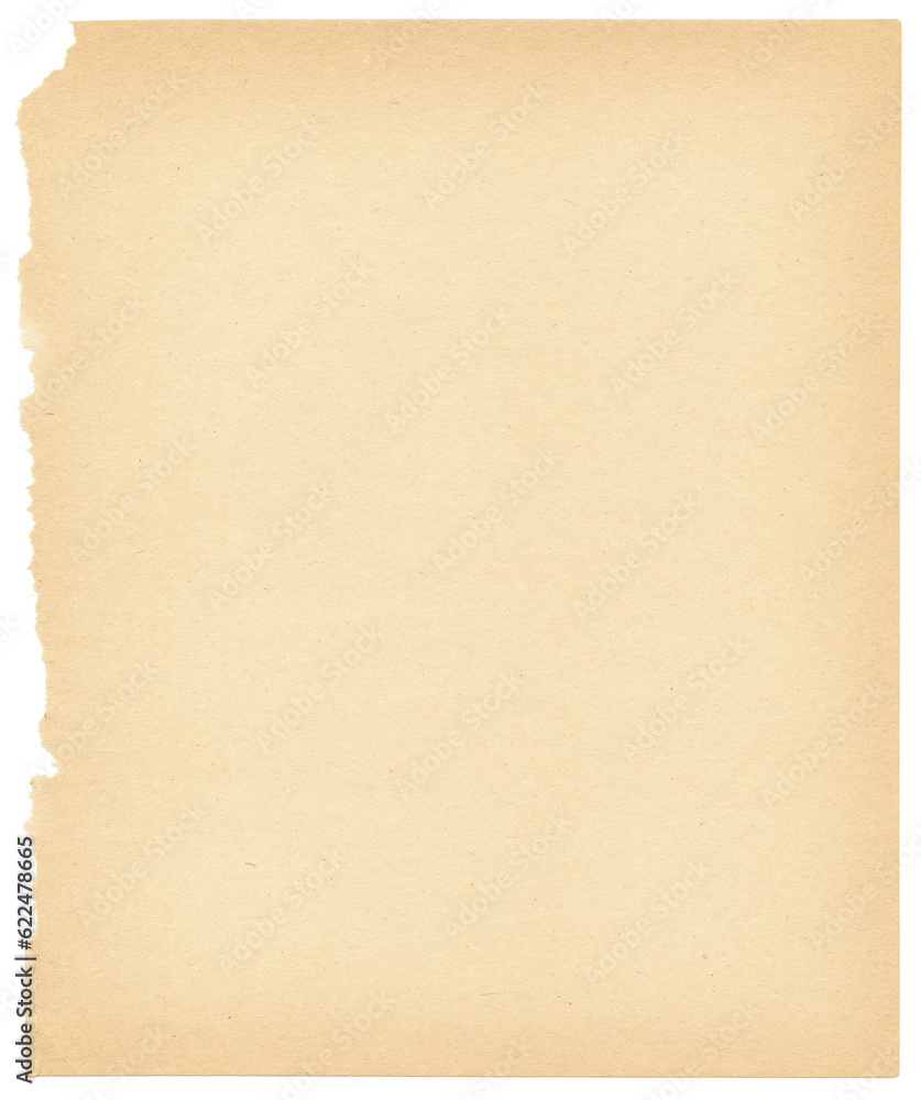 Aged kraft paper texture for background. Vintage sheet of paper with ...