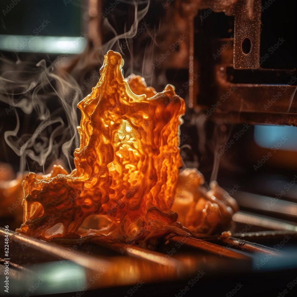 Innovative Marvel: 3D Printing Molten Lava with Futuristic Technology ...