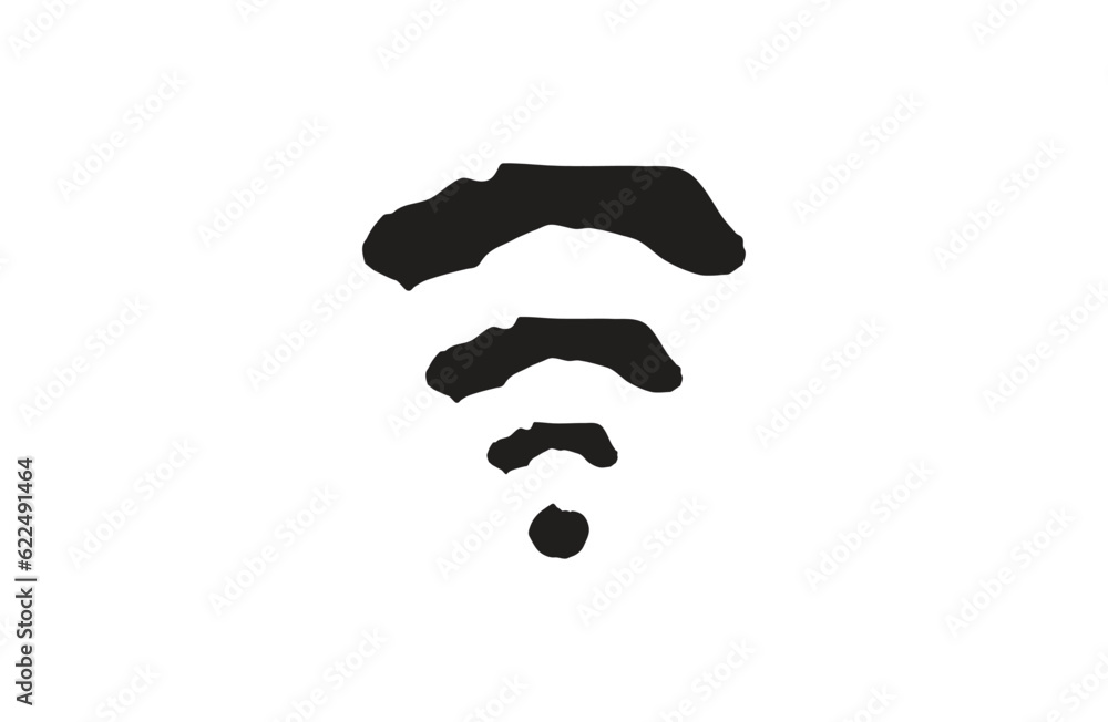 Abstract WIFI logo icon design template flat vector Stock Vector ...